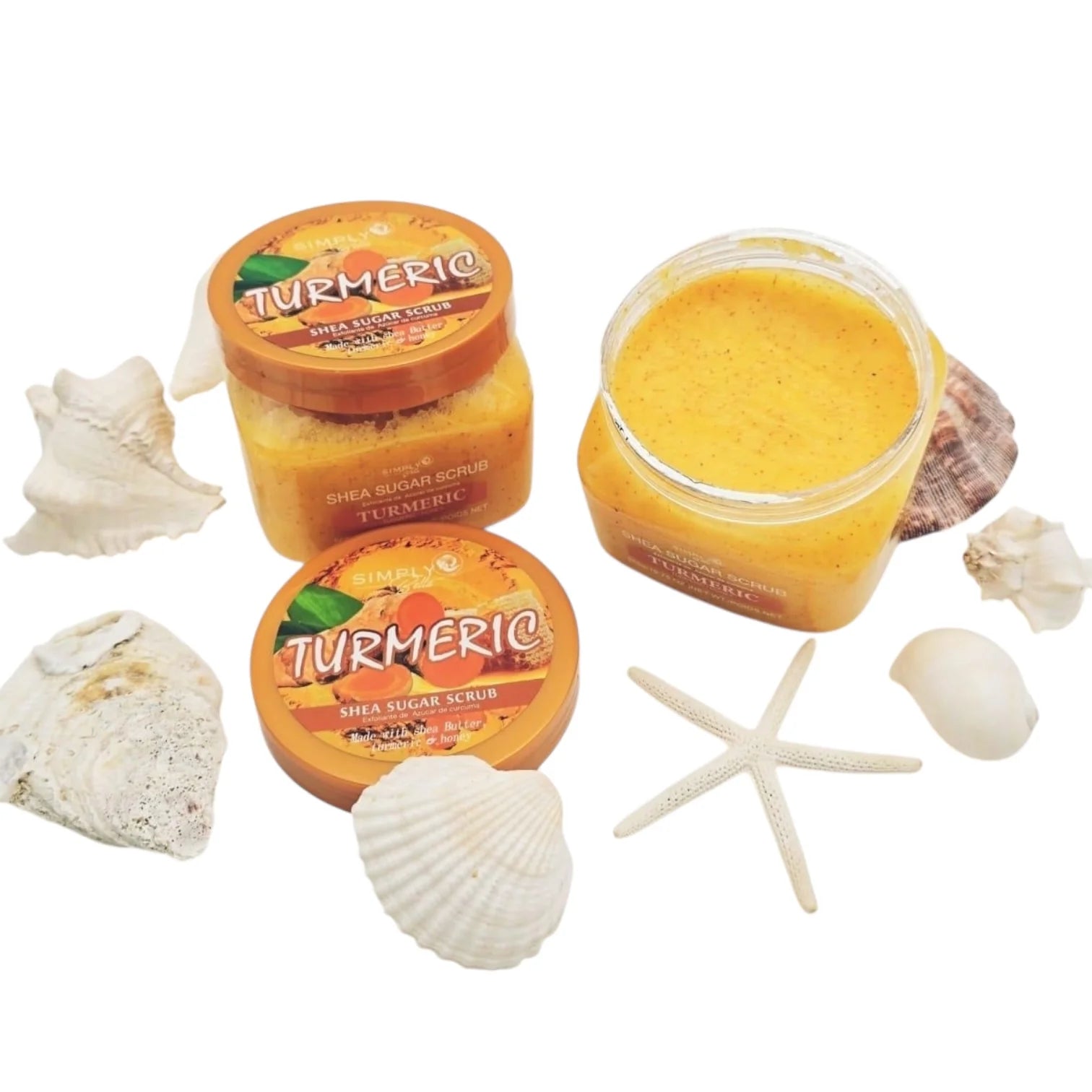 Skincare-Simply Bella Turmeric Shea Sugar Scrub SIB1003 ($2.50 each, 4 ...