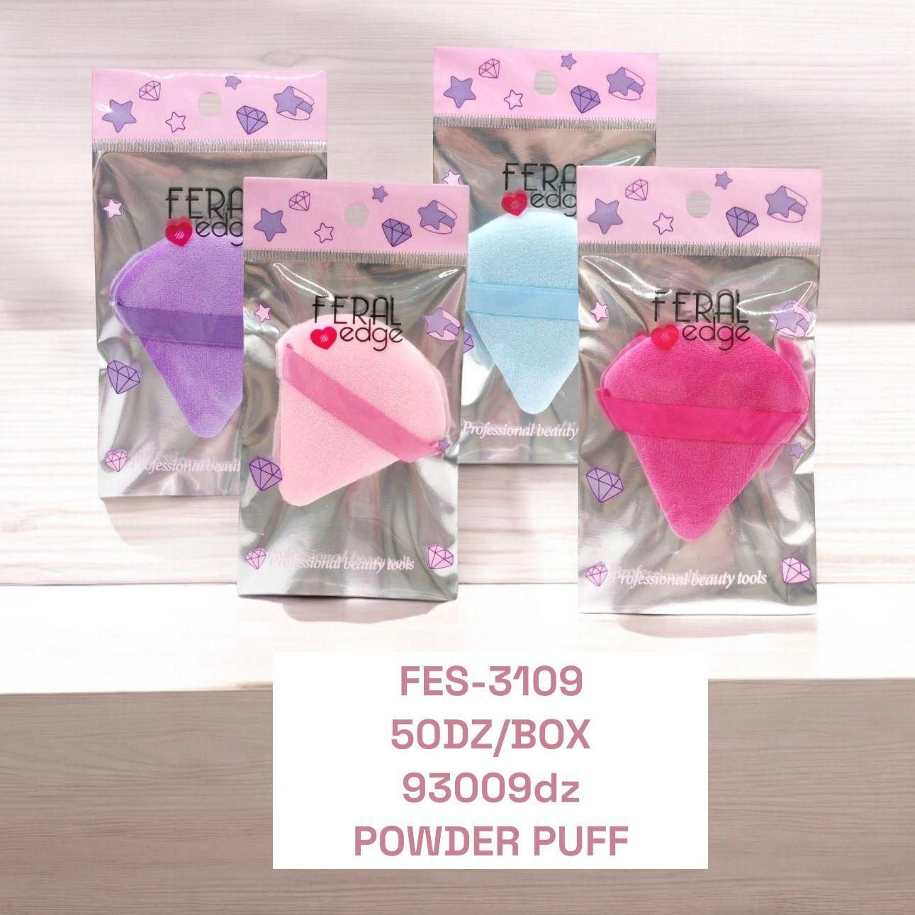 Face- Feral Edge Triangle Powder Puff FES-3109 (12pc bulk ...