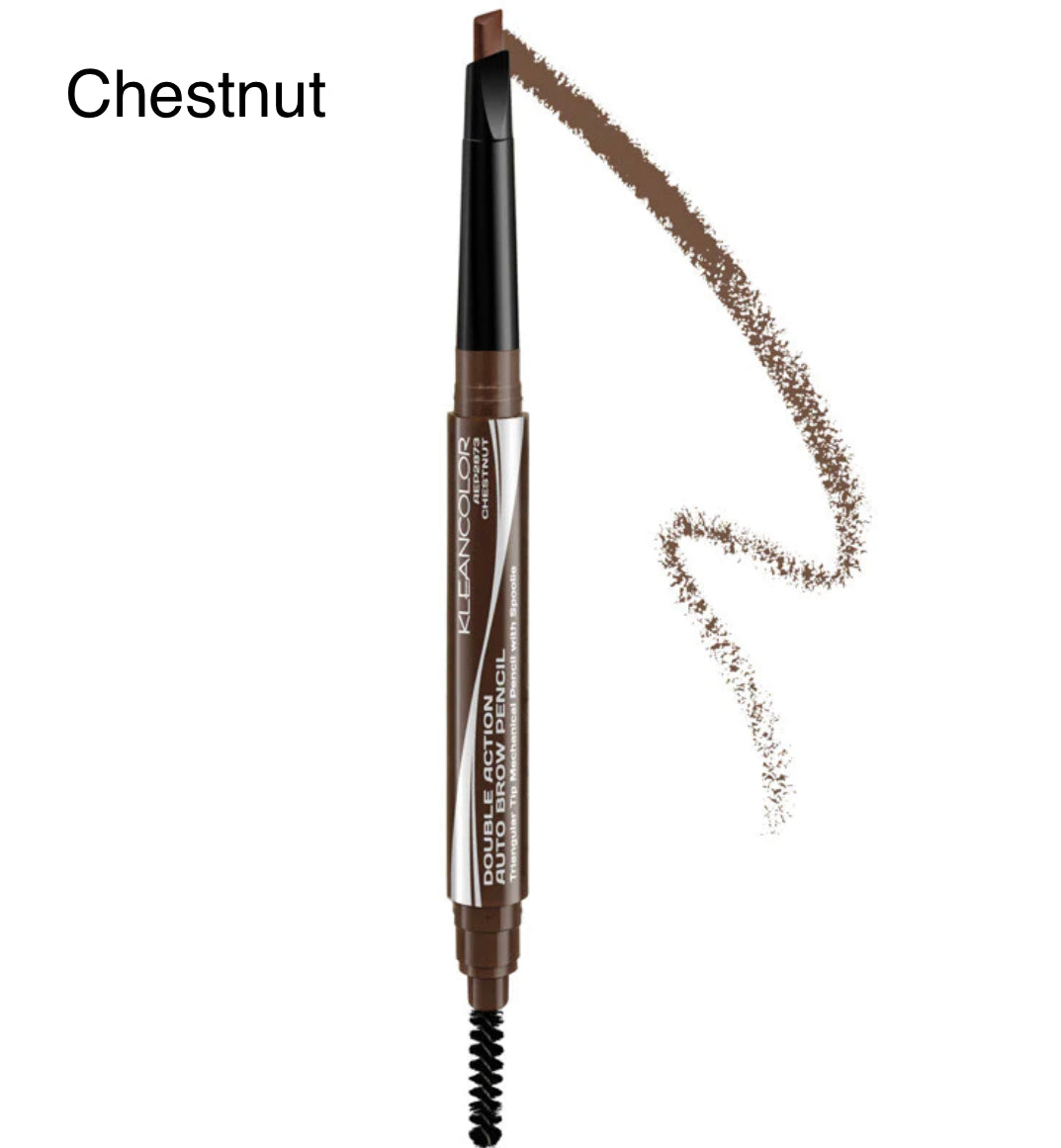 Eyebrows- Kleancolor Double Action Brow Pencil AEP2873 CHESTNUT (12pc ...