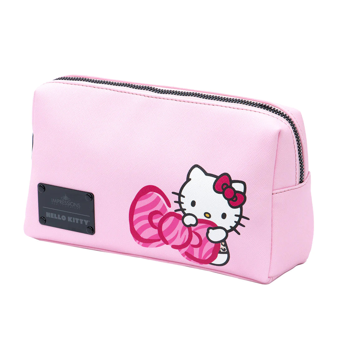 Novelties- Impressions Hello Kitty Cosmetic Pouch HKRH01-ANML-PINK (3p ...